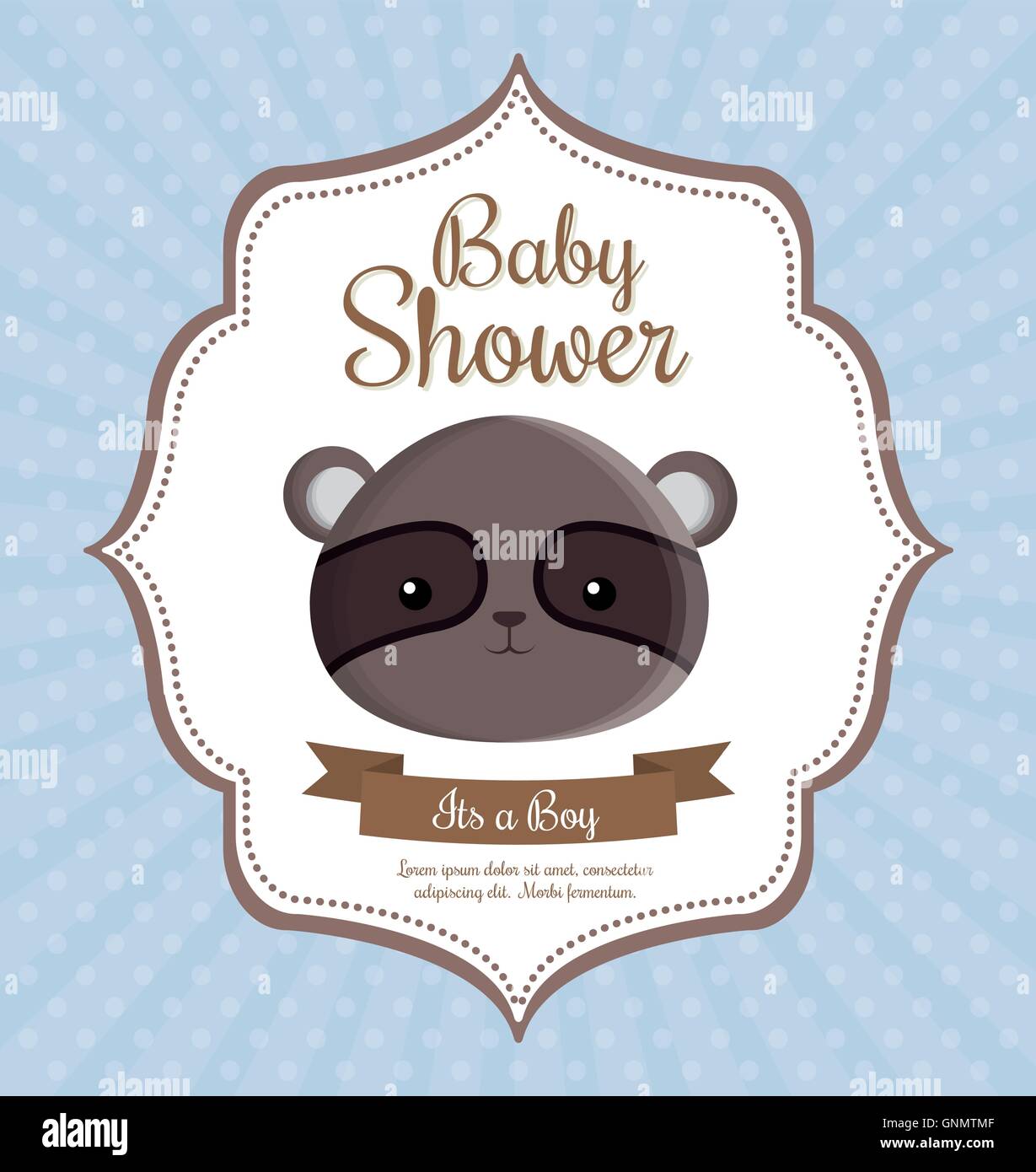 baby shower card design Stock Vector Image & Art - Alamy