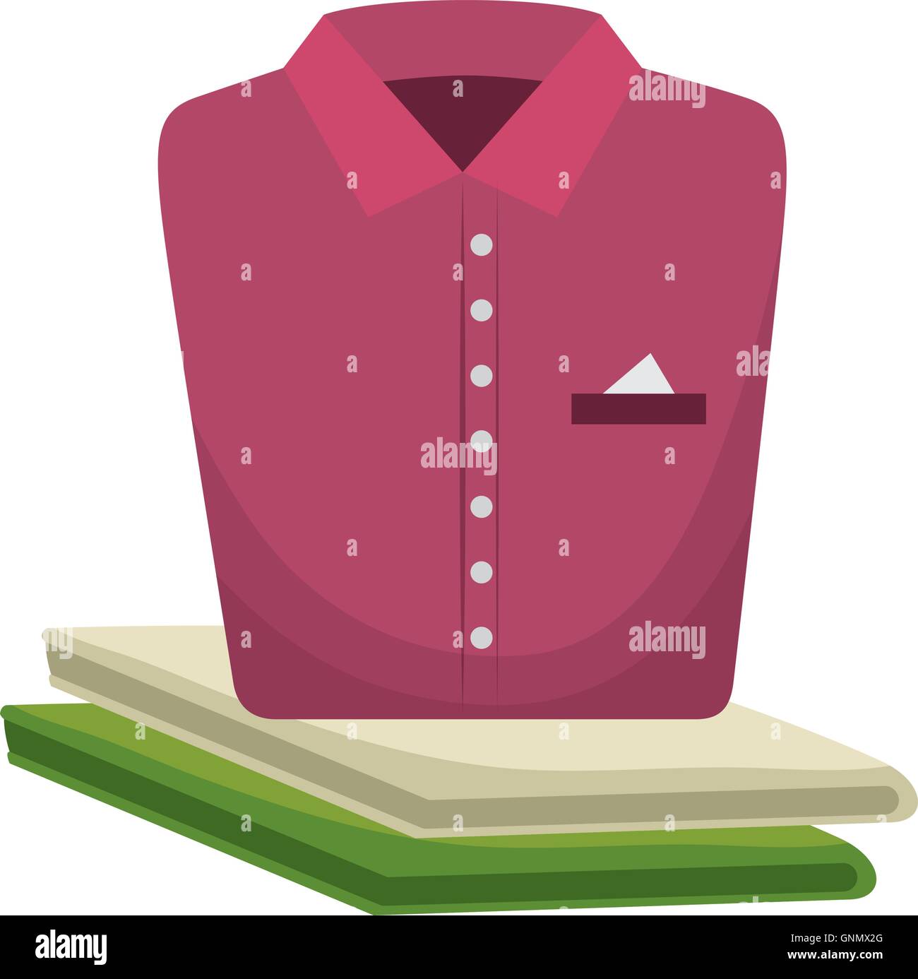 shirt folded laundry Stock Vector Image & Art - Alamy