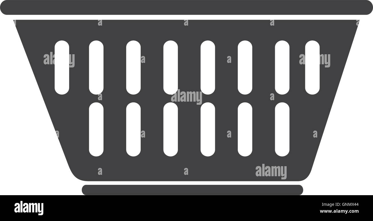 laundry clothes basket Stock Vector Image & Art - Alamy