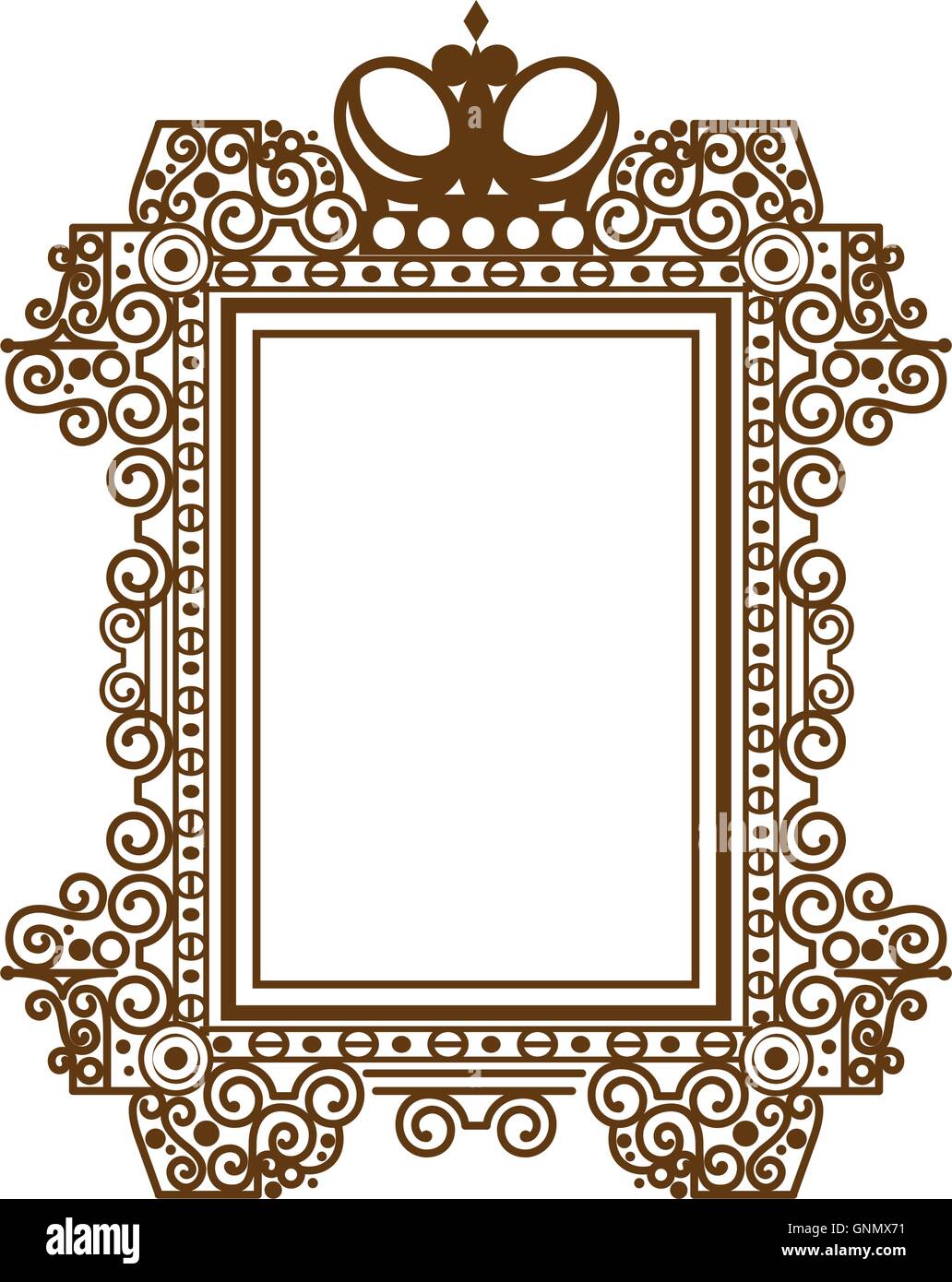 vintage victorian frame Stock Vector Image & Art - Alamy