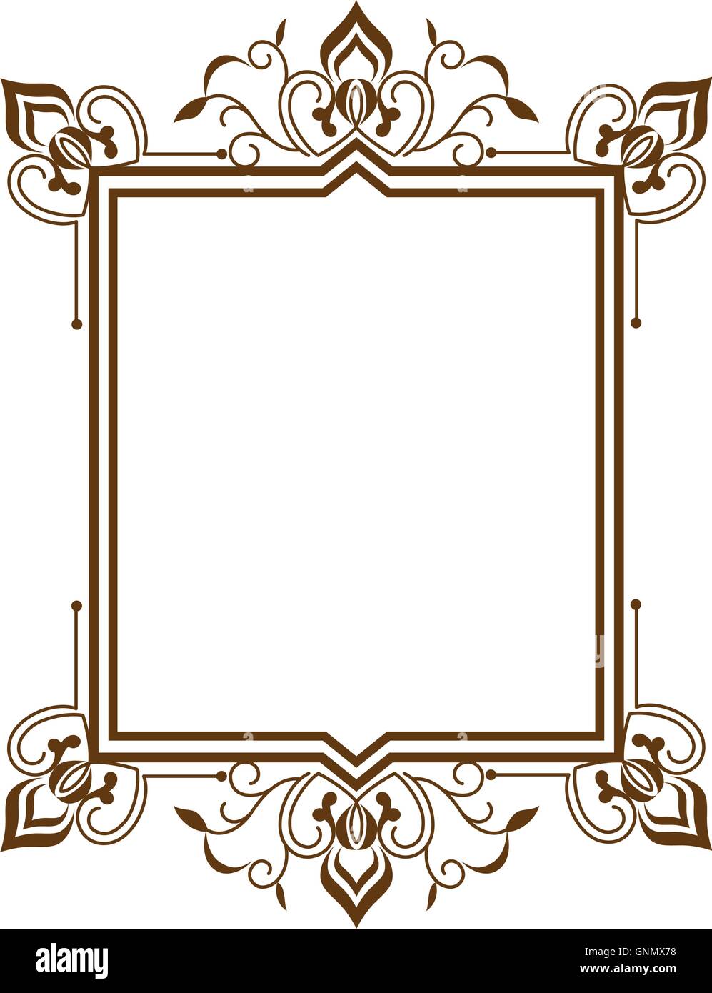 vintage victorian frame Stock Vector Image & Art - Alamy