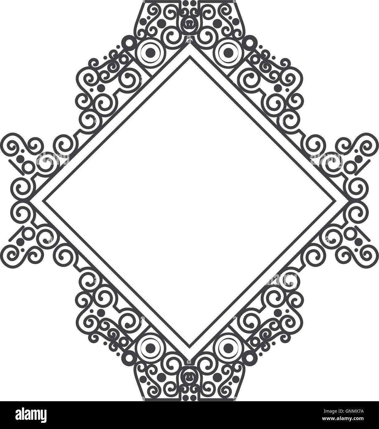 vintage victorian frame Stock Vector Image & Art - Alamy