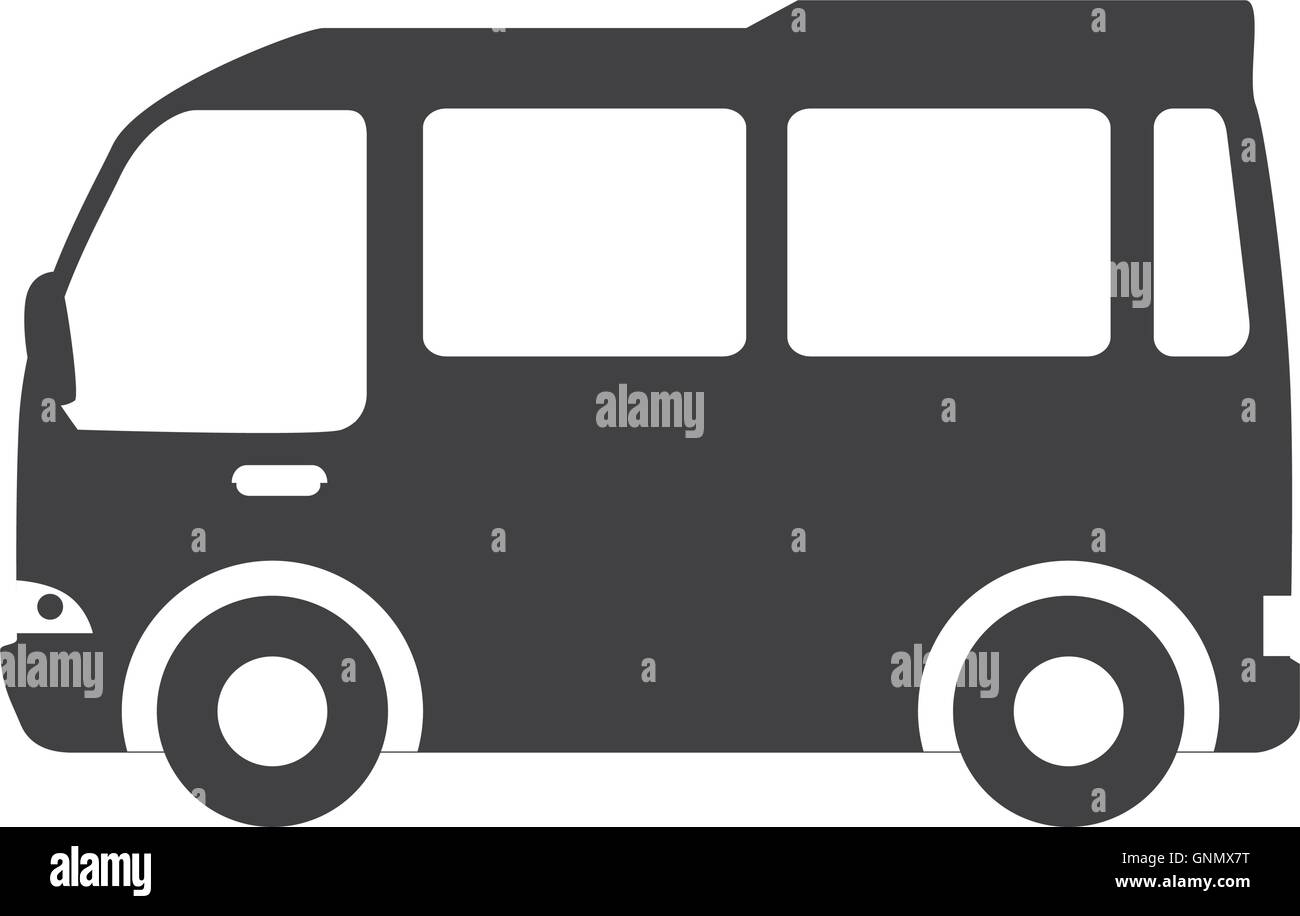 mini van microbus Stock Vector Image & Art - Alamy