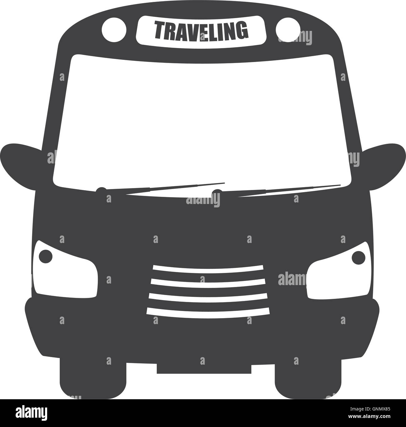 bus transport vehicle Stock Vector Image & Art - Alamy