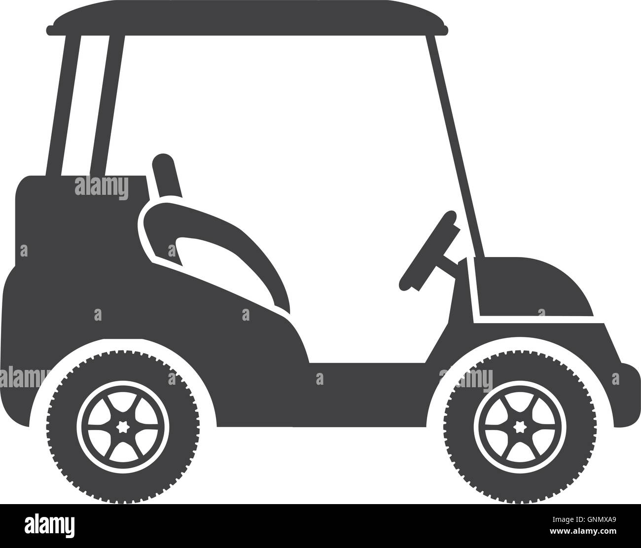 golf car vehicle Stock Vector Image & Art - Alamy