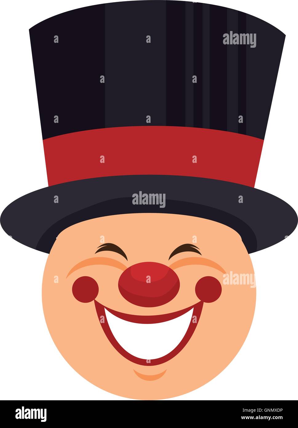 funny clown face cartoon Stock Vector Image & Art - Alamy