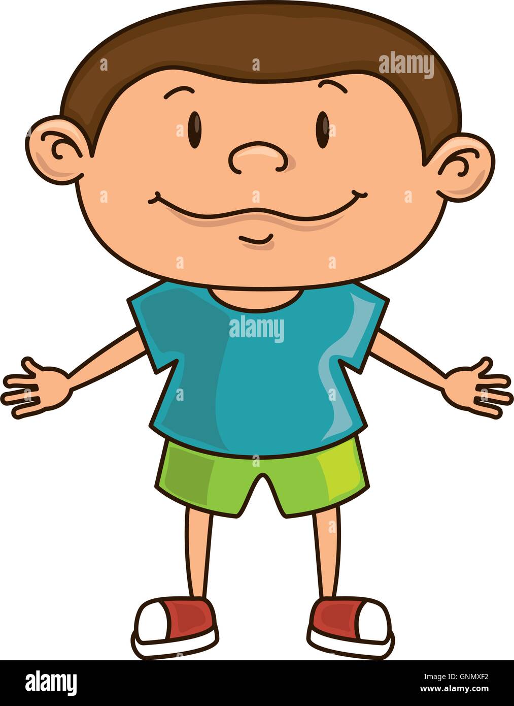 boy kid cartoon Stock Vector Image & Art - Alamy