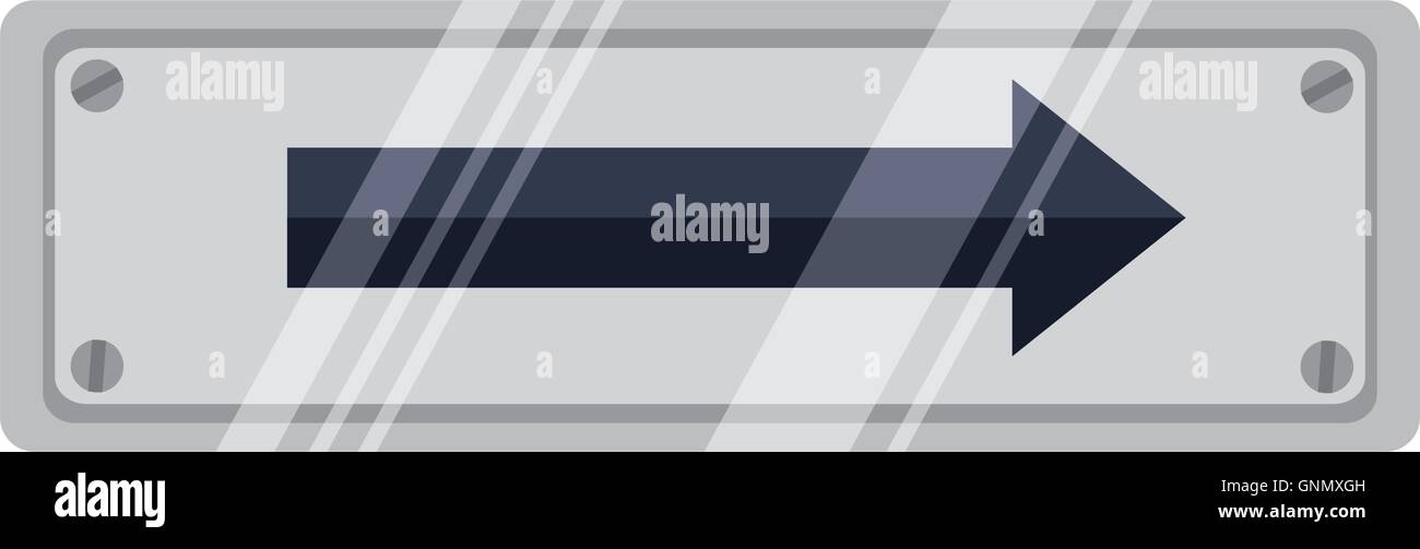 road arrow sign Stock Vector Image & Art - Alamy