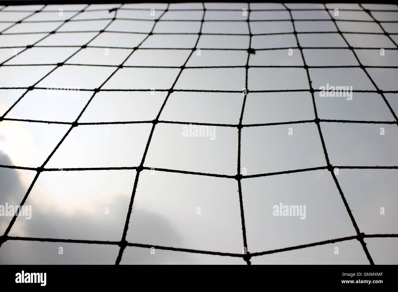 Volleyball net. Silhouette pattern background Stock Photo - Alamy
