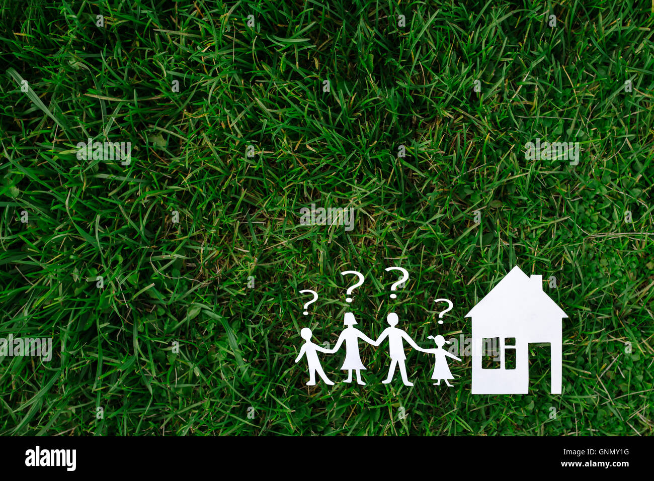 Purchase or construction of the house, apartment Stock Photo - Alamy