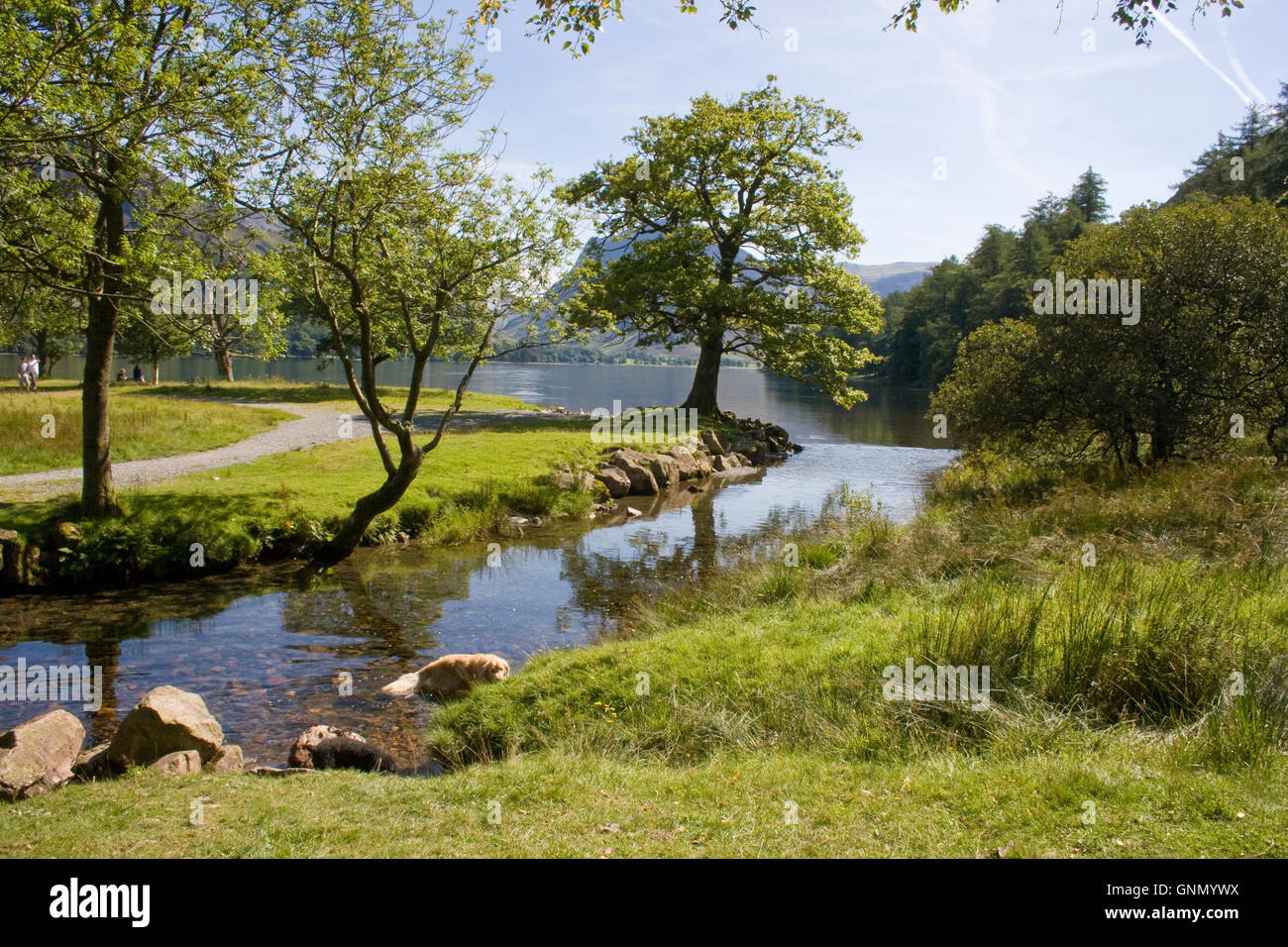Lake Buttermere, Lake District National Park, Cumbria, England, UK ...