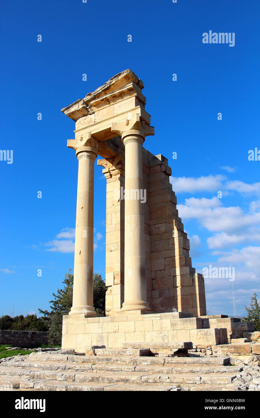 Temple of Apollo Hylates at Kourion, Limassol, Cyprus Stock Photo - Alamy