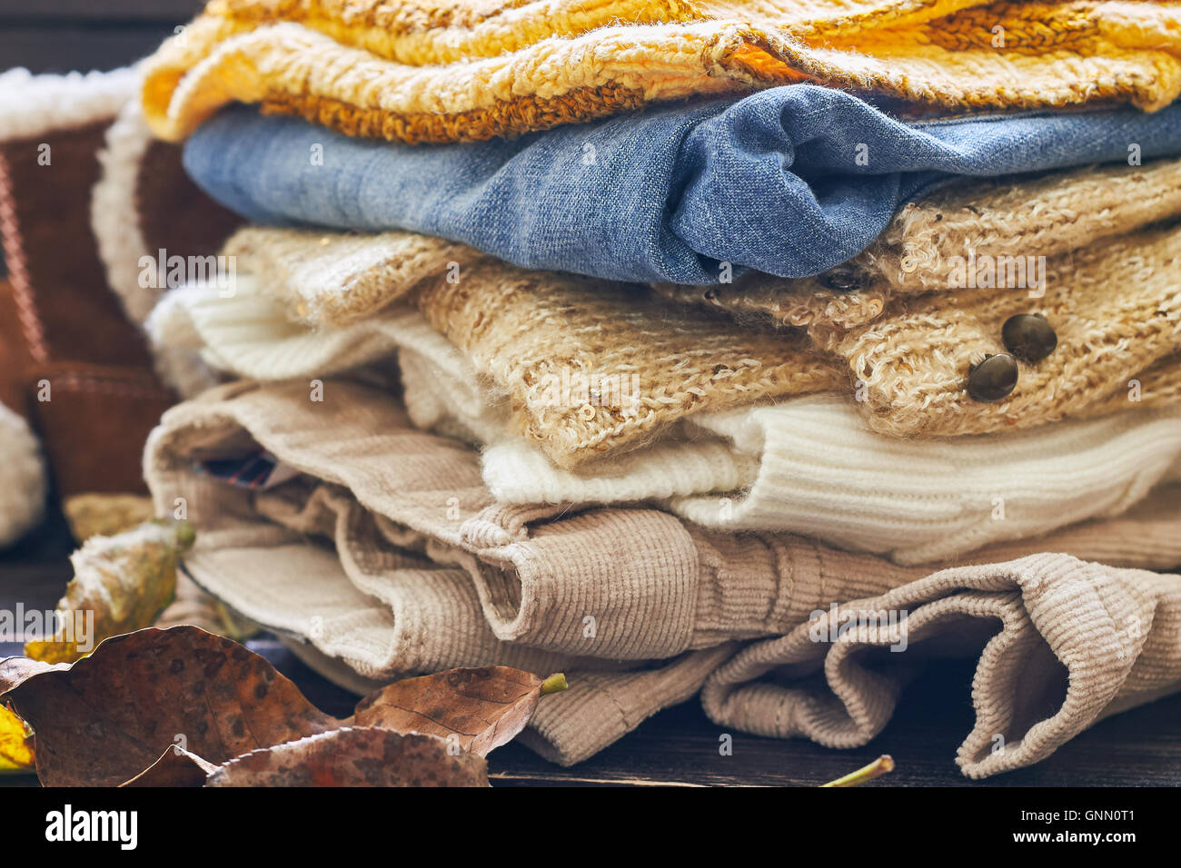Stack clothes colorful hi-res stock photography and images - Alamy