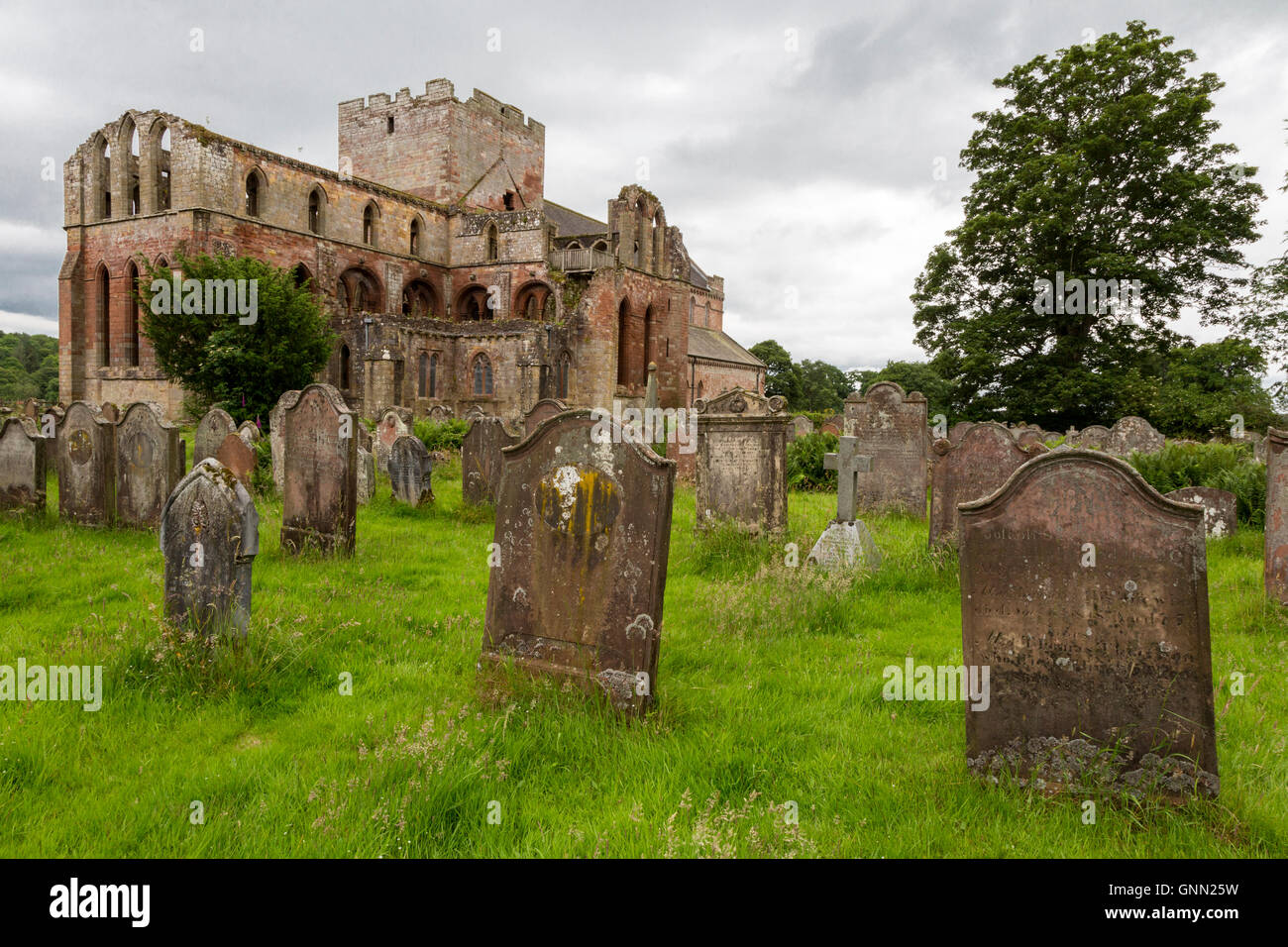 Lanercost Priory, Cumbria, England, UK. Cemetery, Anglican Church of ...