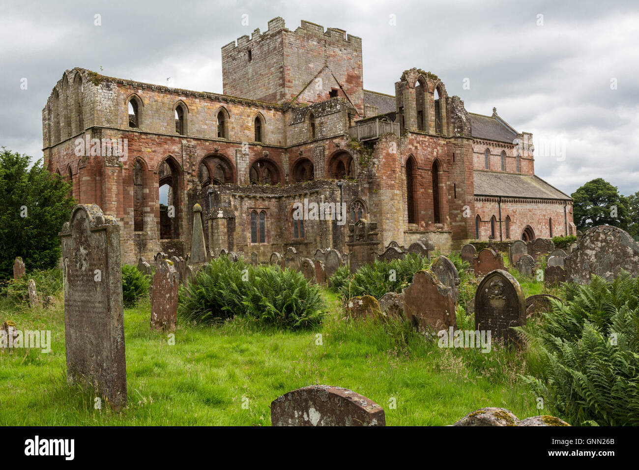Lanercost Priory, Cumbria, England, UK. Cemetery, Anglican Church of ...