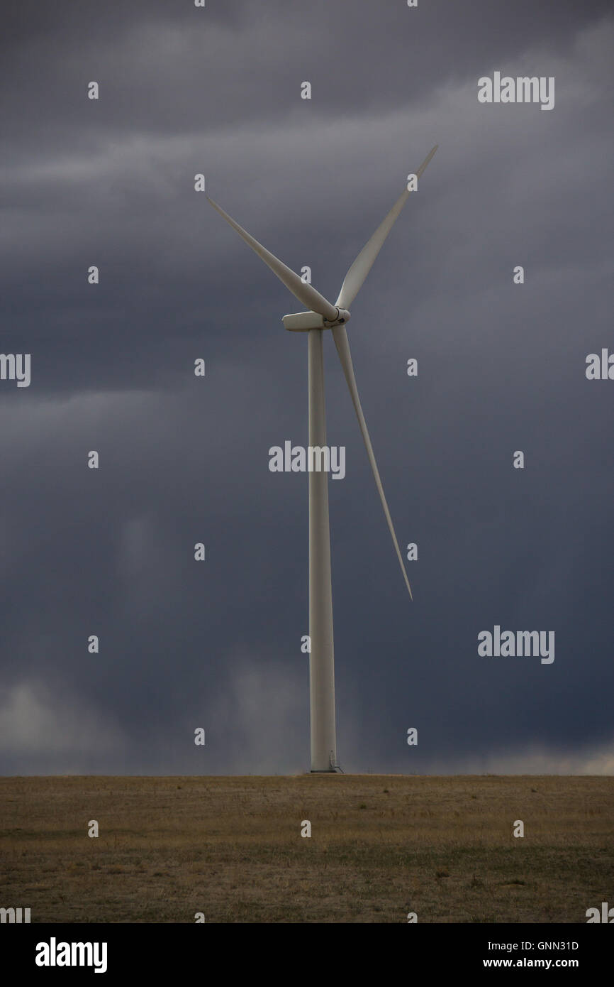 windmill during storm Stock Photo - Alamy