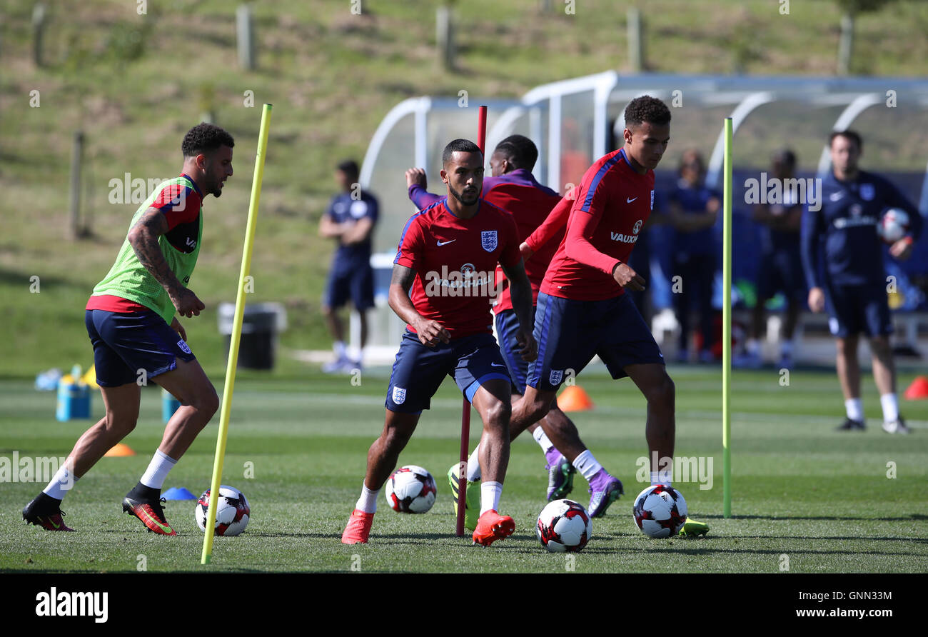 Englands dele alli during training session at st georges park hi-res ...