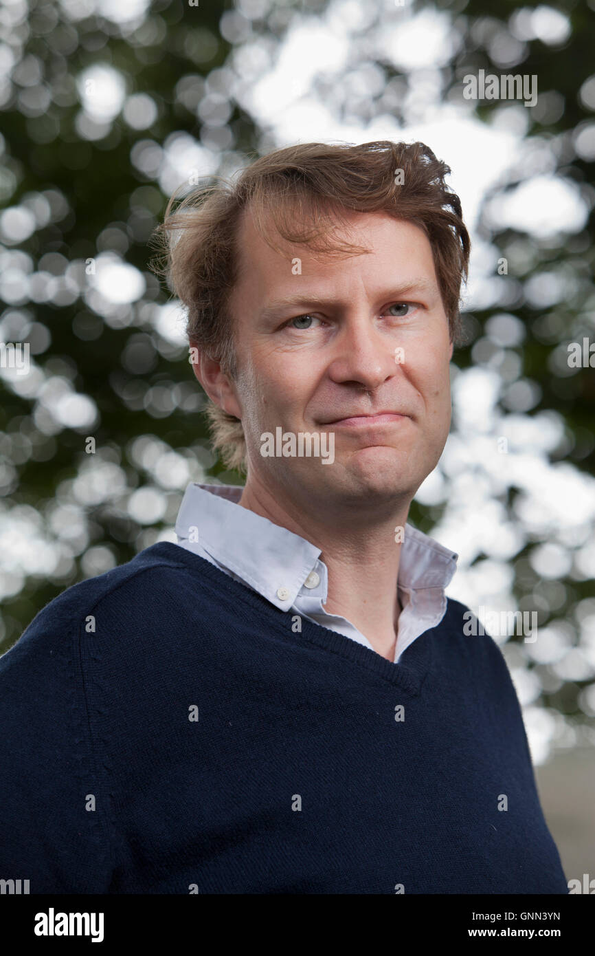 Luke Harding, British journalist and author, at the Edinburgh ...