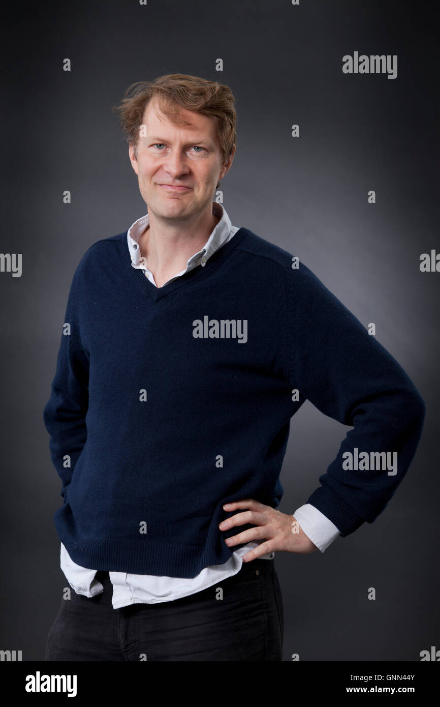 Luke Harding, British journalist and author, at the Edinburgh ...
