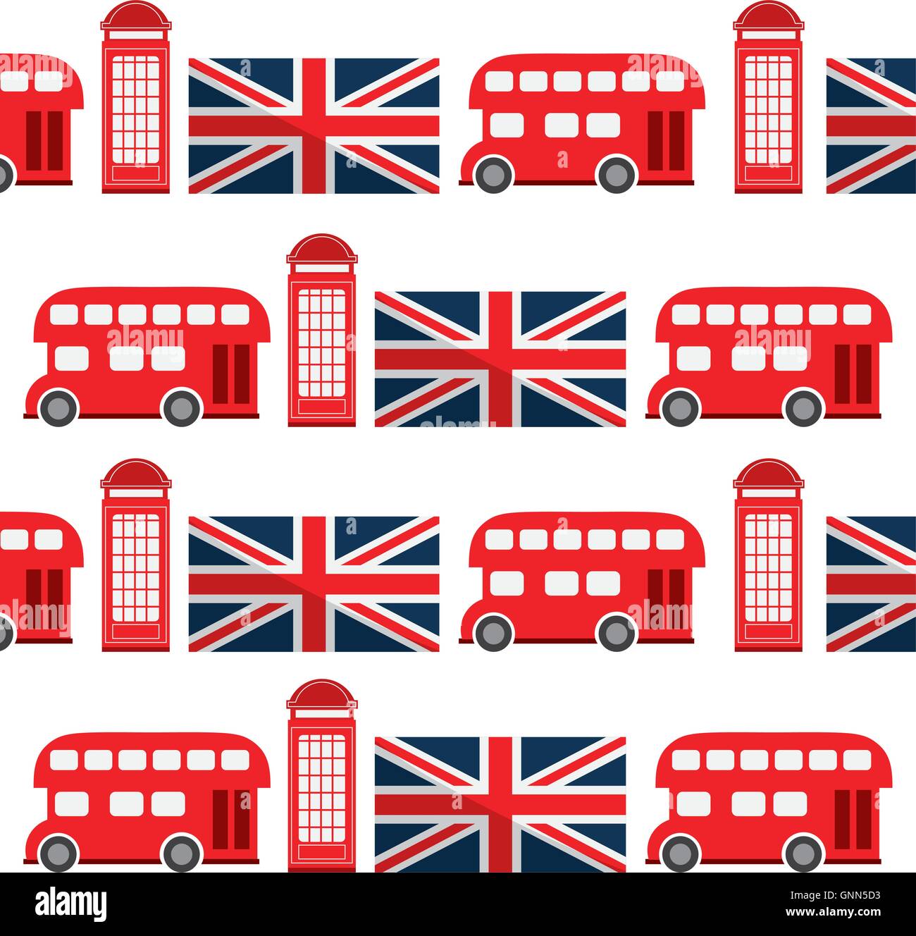 telephone bus flag of london design Stock Vector Image & Art - Alamy