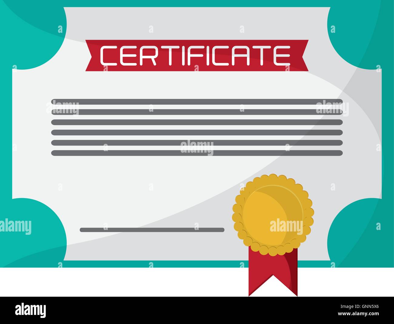 diploma with seal stamp design Stock Vector Image & Art - Alamy