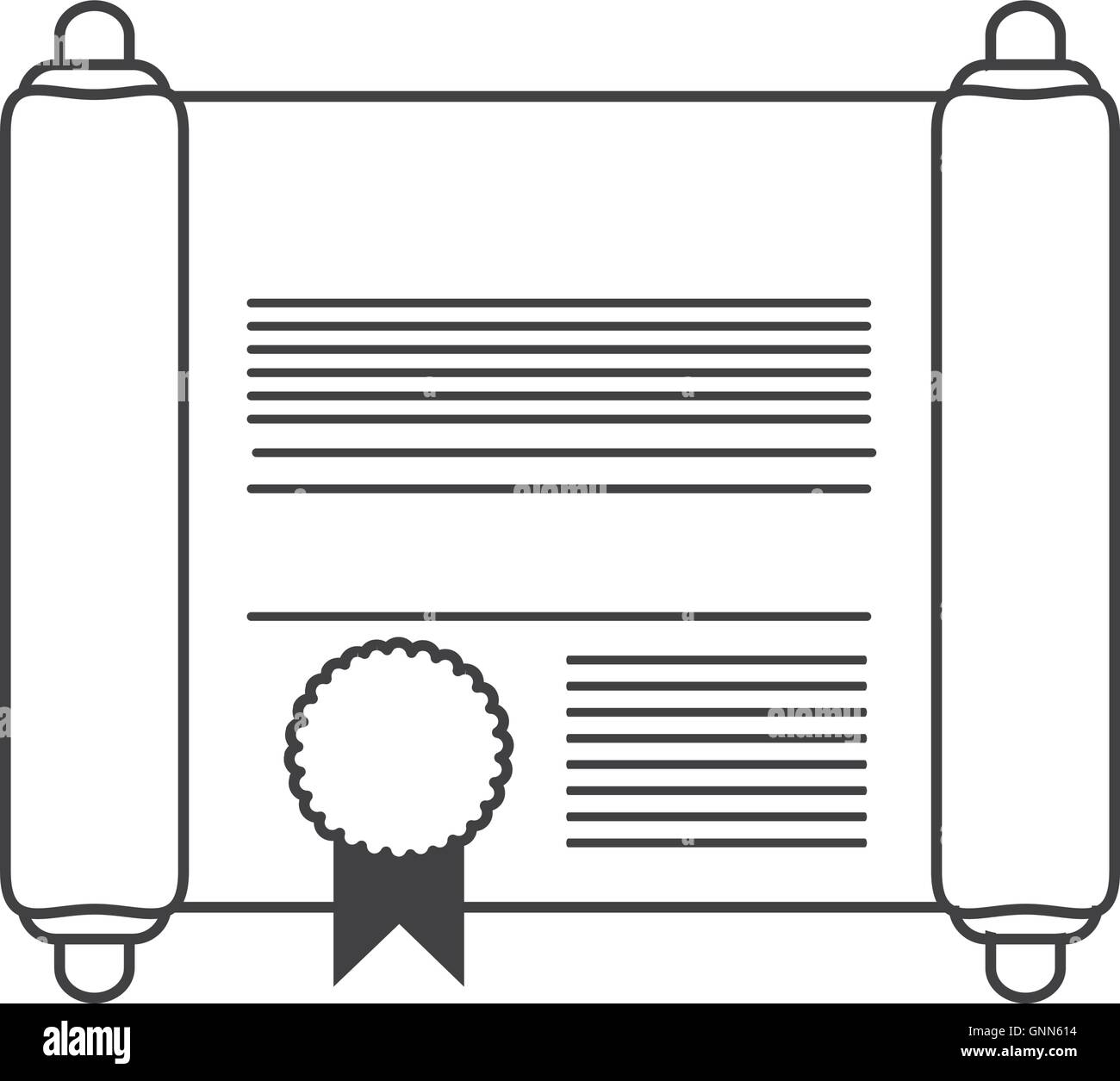 diploma with seal stamp design Stock Vector Image & Art - Alamy