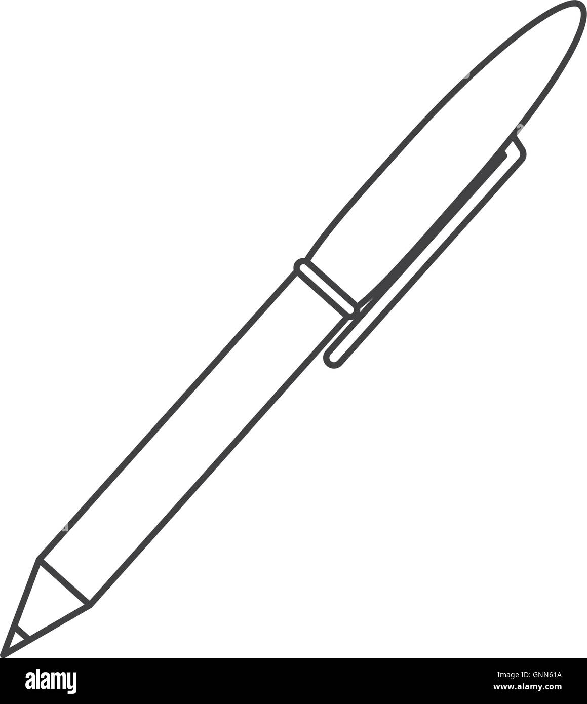 pen tool write draw design Stock Vector Image & Art - Alamy