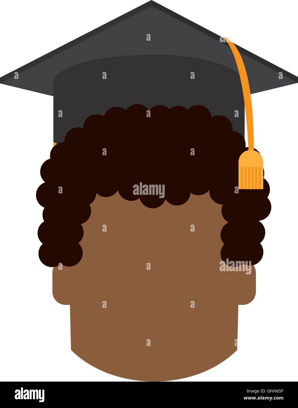 boy head graduation cap design Stock Vector Image & Art - Alamy