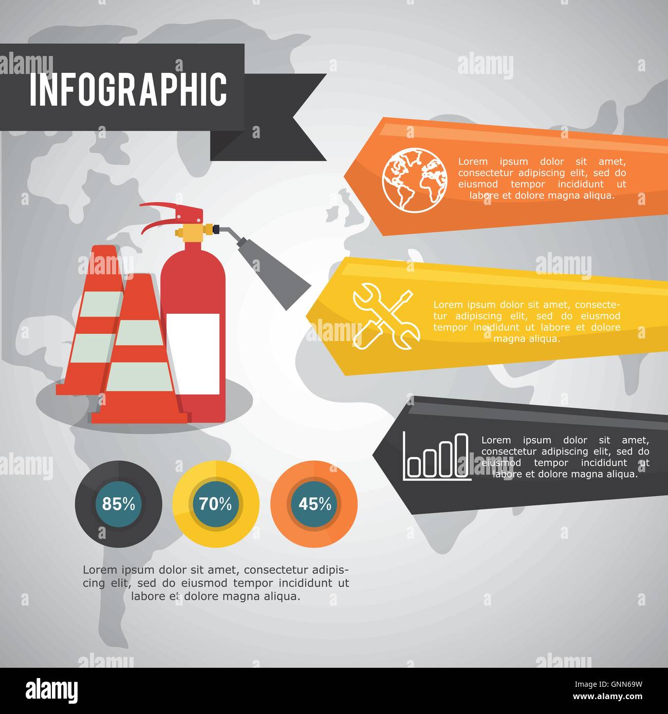 infographic industrial security design Stock Vector Image & Art - Alamy