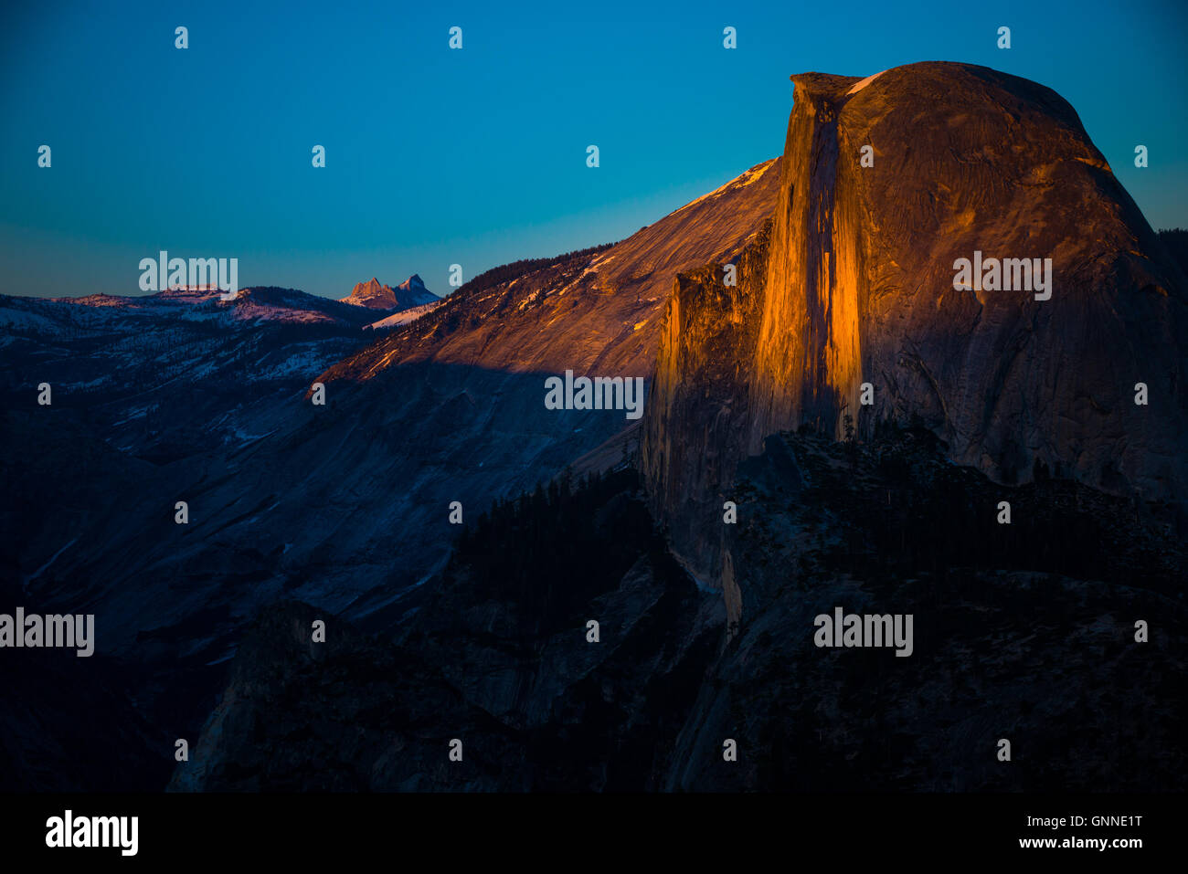 Half Dome at Sunset Glacier Point Yosemite National Park California ...