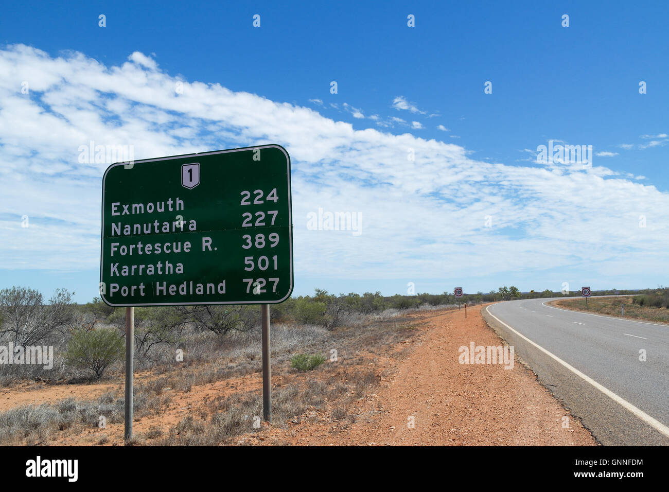 West australian road sign hi-res stock photography and images - Alamy