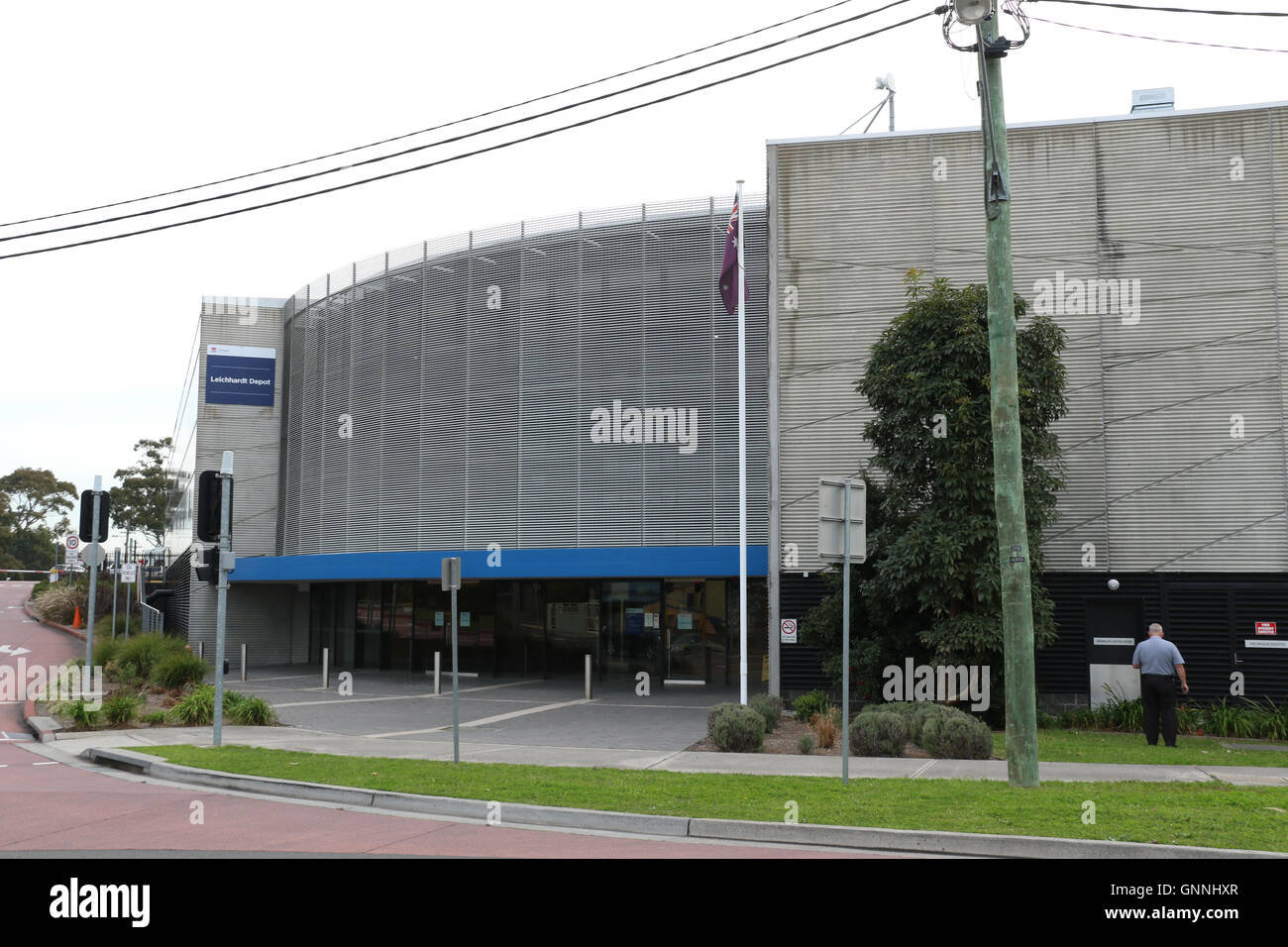 State Transit - Leichhardt Depot, 230/240 Balmain Road Stock Photo - Alamy