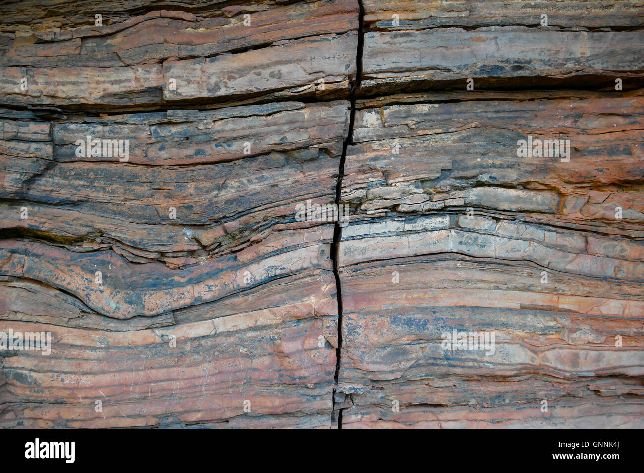 Stone formation in Karijini National Park, Pilbara - Australia Stock ...
