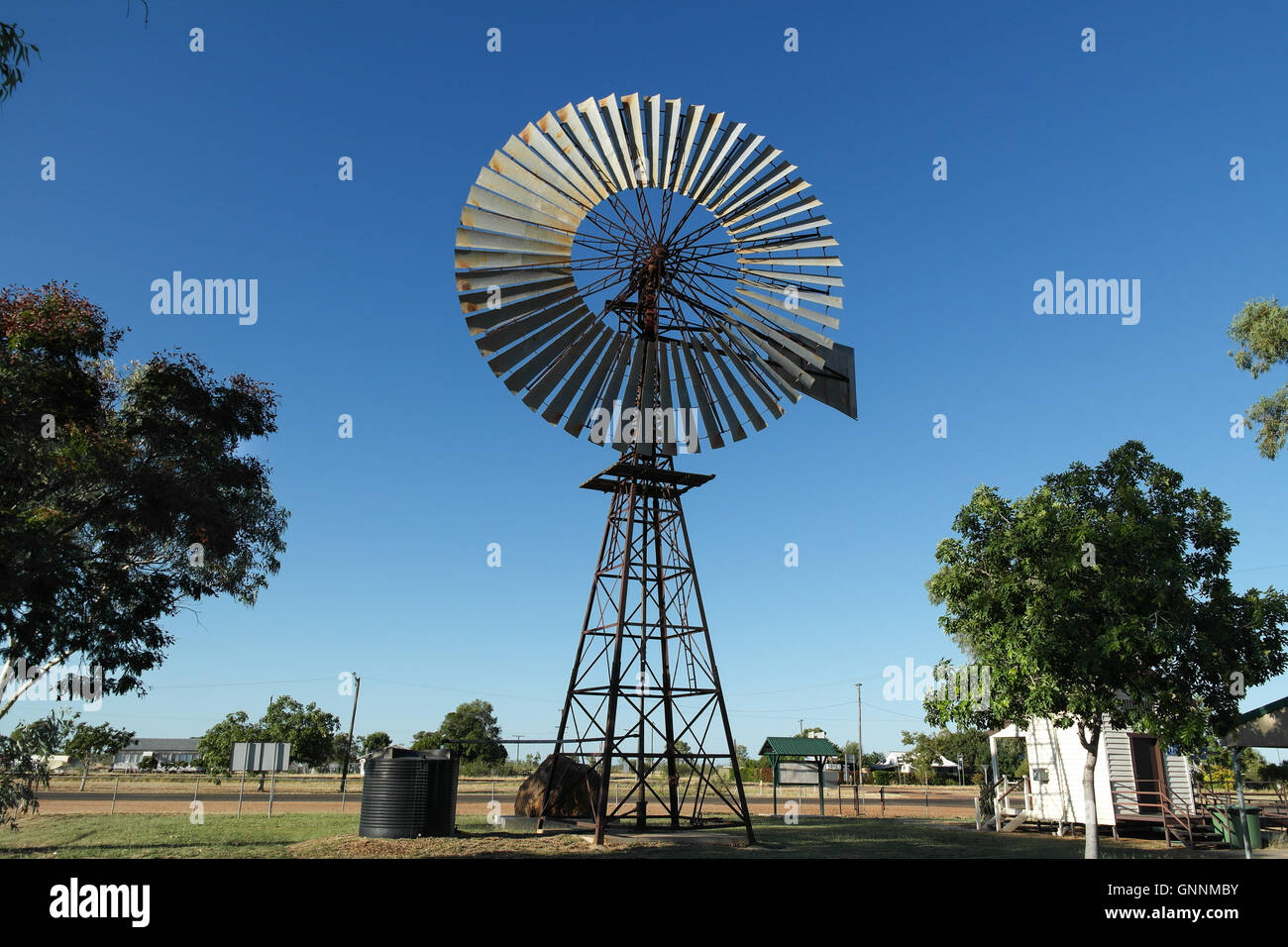 Outback windmill hi-res stock photography and images - Alamy