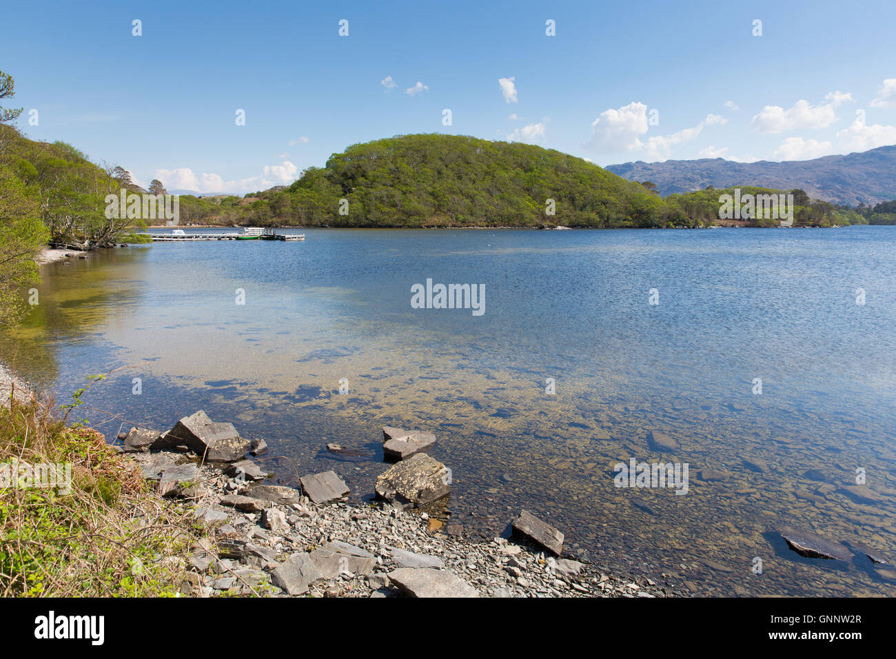 Loch Morar beautiful Scottish loch in the highlands West Scotland south ...