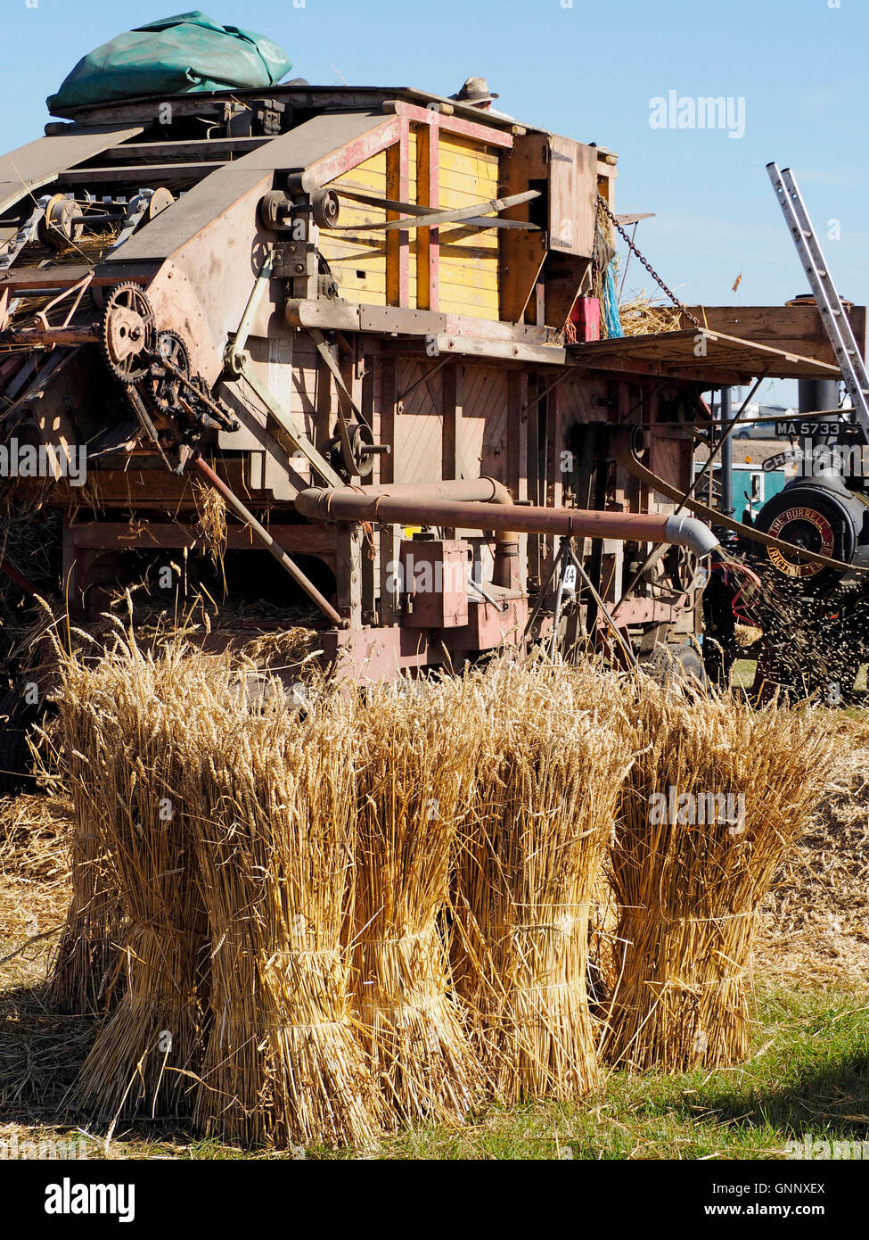 Threshing machine or simply thresher hi-res stock photography and ...