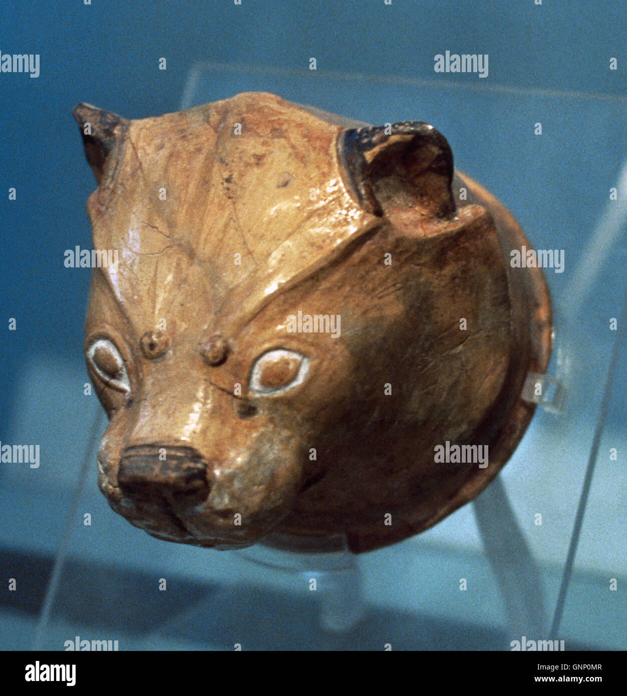 Rhyton In The Shape Of A Lions Head
