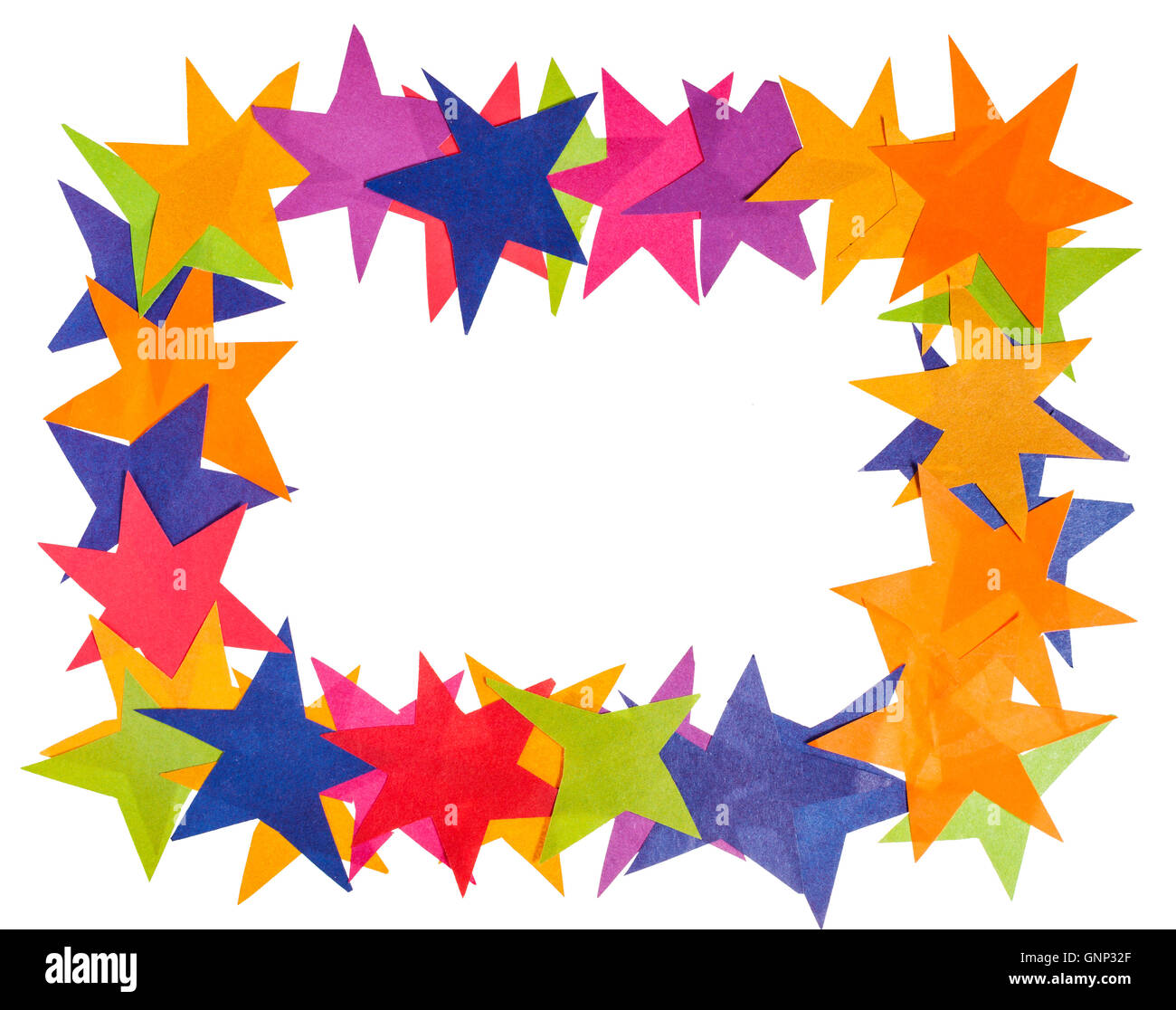 Colourful Star Borders And Frames
