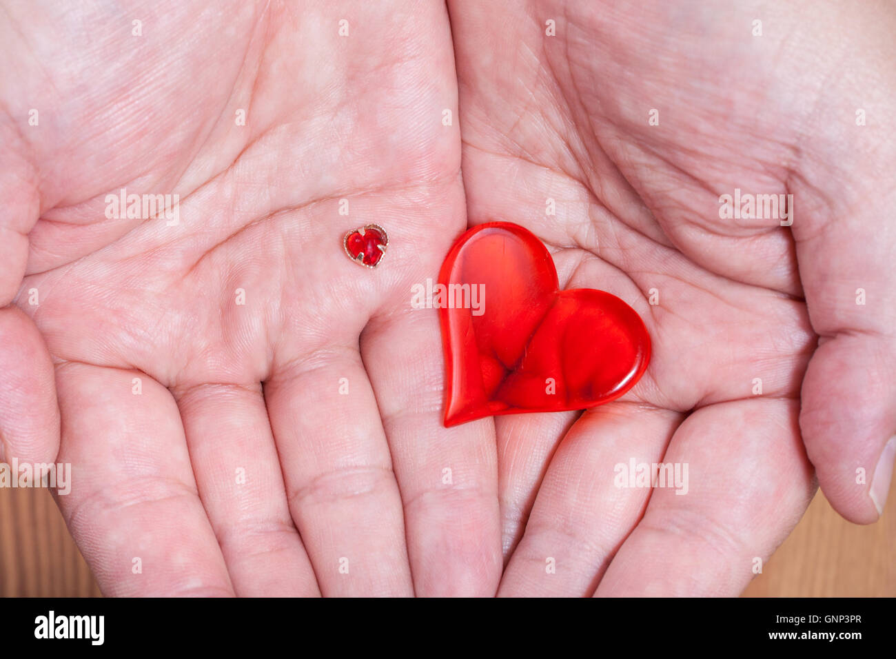 Hand palm up store hi-res stock photography and images - Alamy