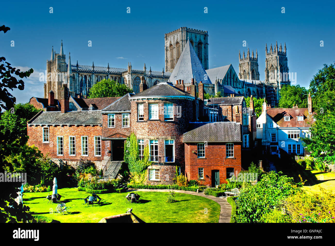 Grays Court and the MInster, York Stock Photo - Alamy