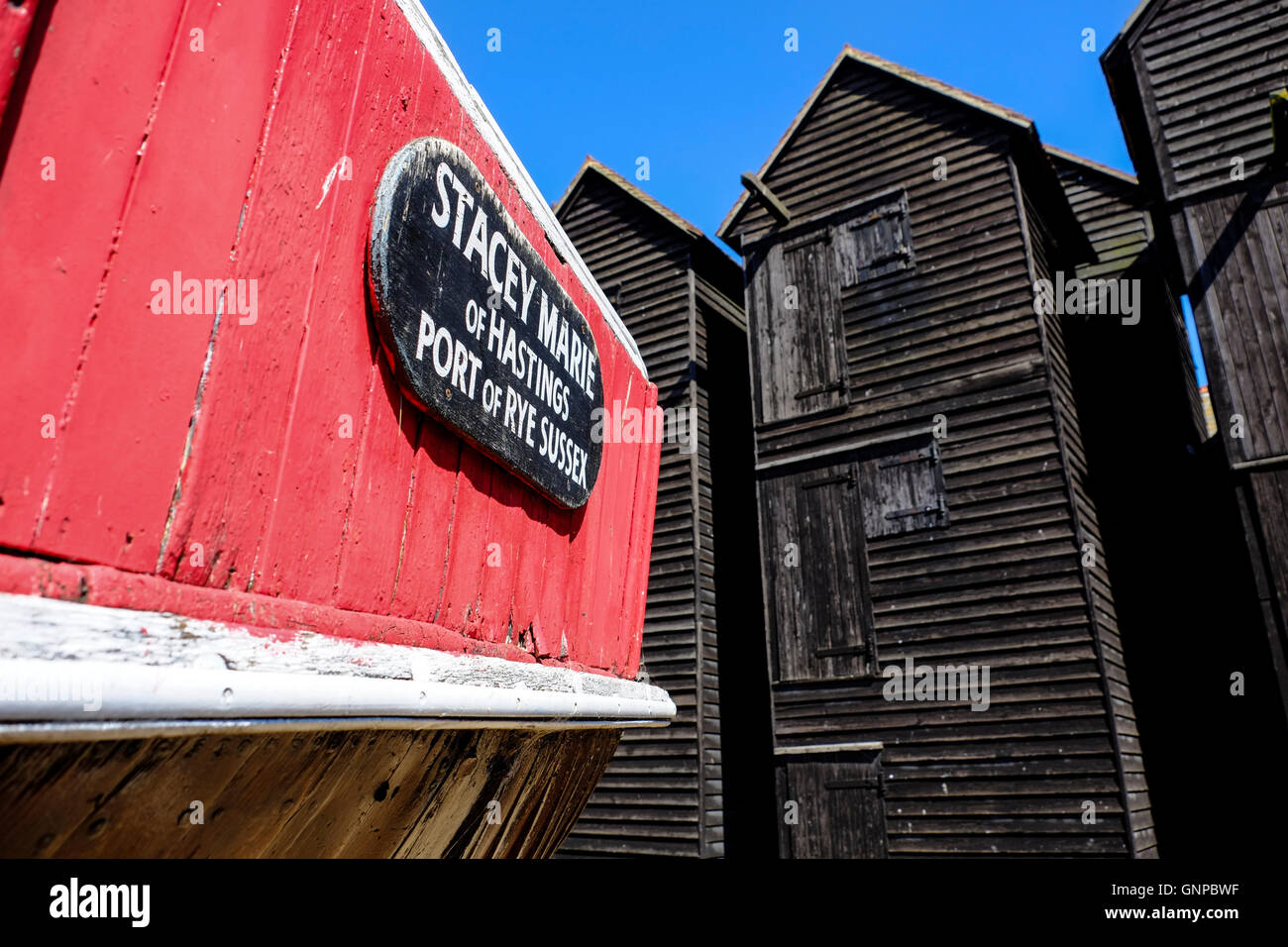 The Stade, Hastings Stock Photo - Alamy
