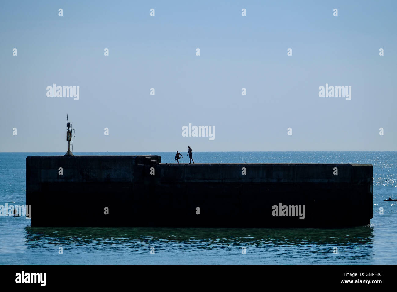Hastings WW2 Sea Defence Stock Photo - Alamy