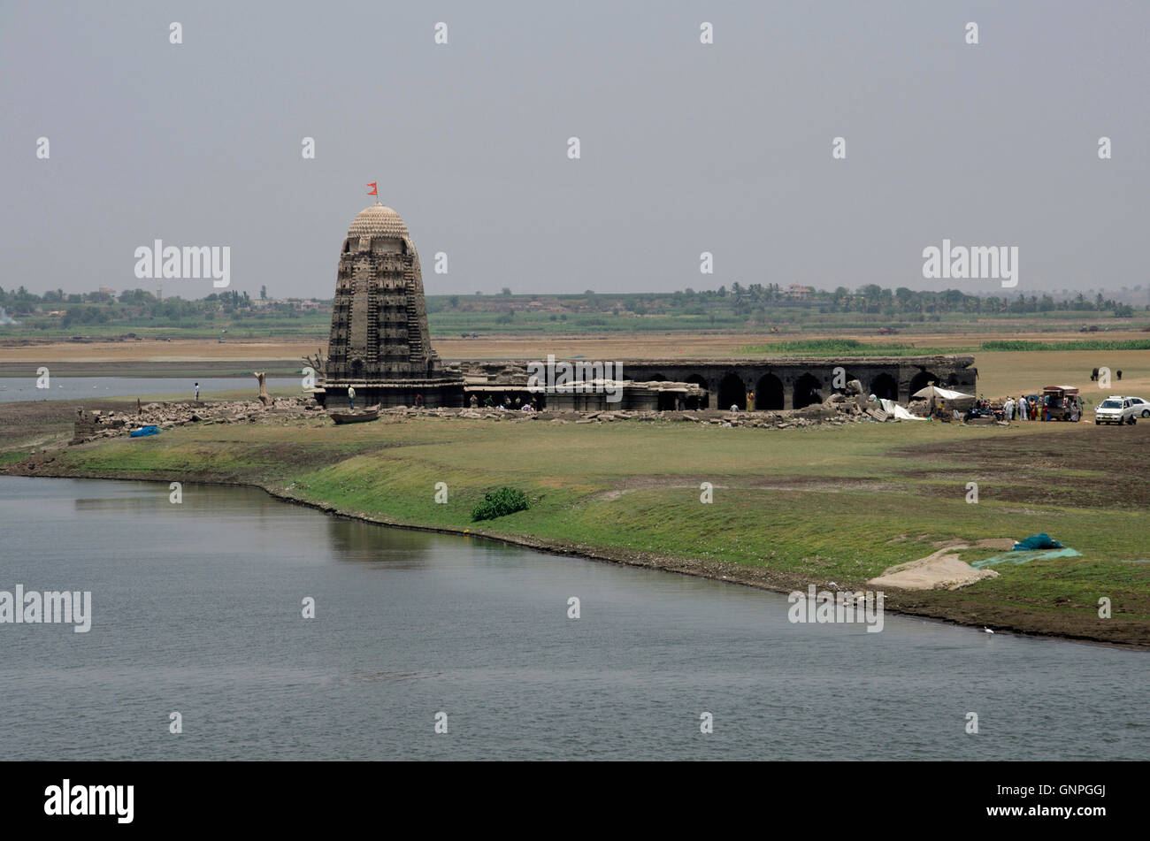 Palasdeo Temple, Near Ujani Dam, Maharashtra, India Stock Photo - Alamy