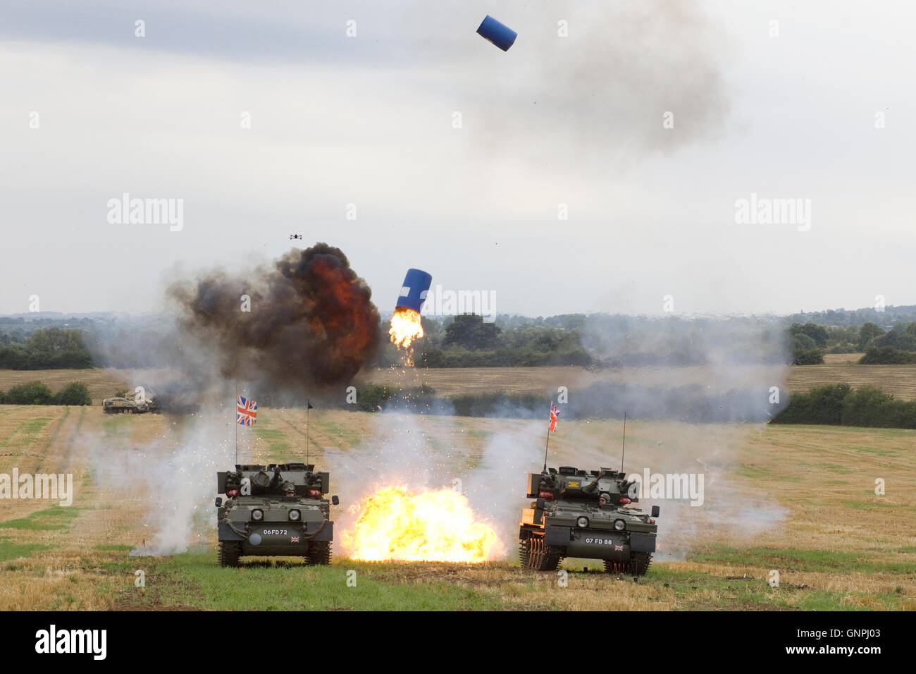 Exploding vehicle stunt hi-res stock photography and images - Alamy