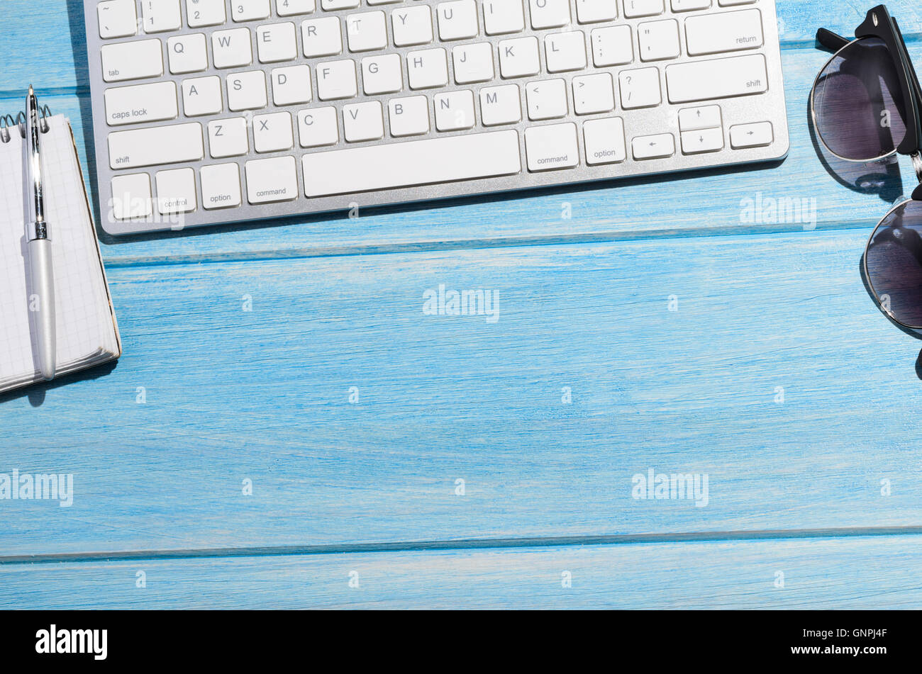 Simple work table of freelance hi-res stock photography and images - Alamy