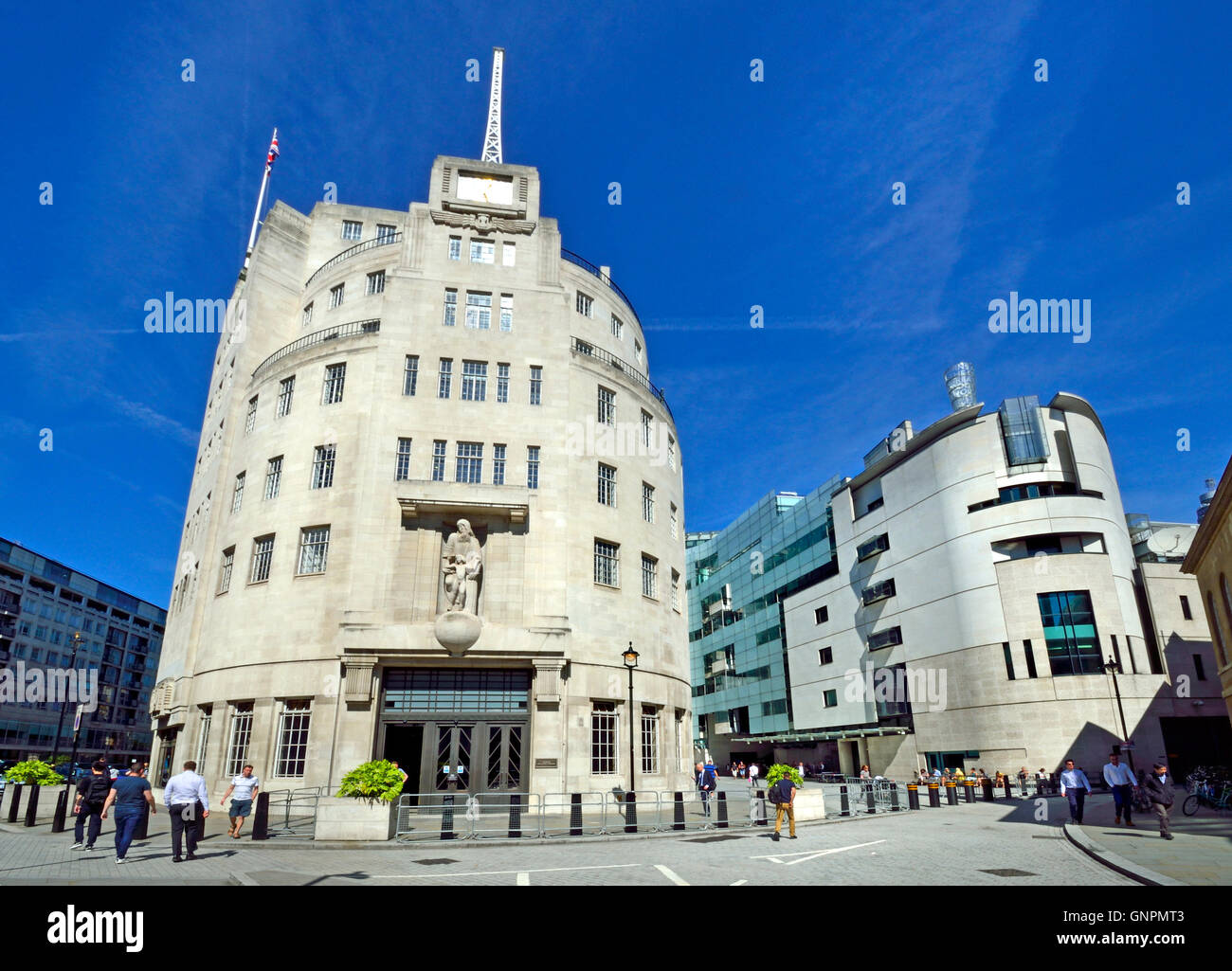 New broadcasting house bbc hi-res stock photography and images - Alamy