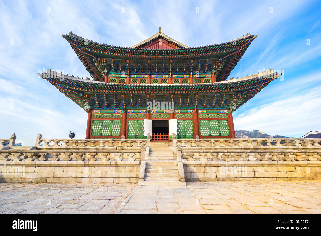 Gyeongbokgung palace landmark of Seoul Stock Photo - Alamy