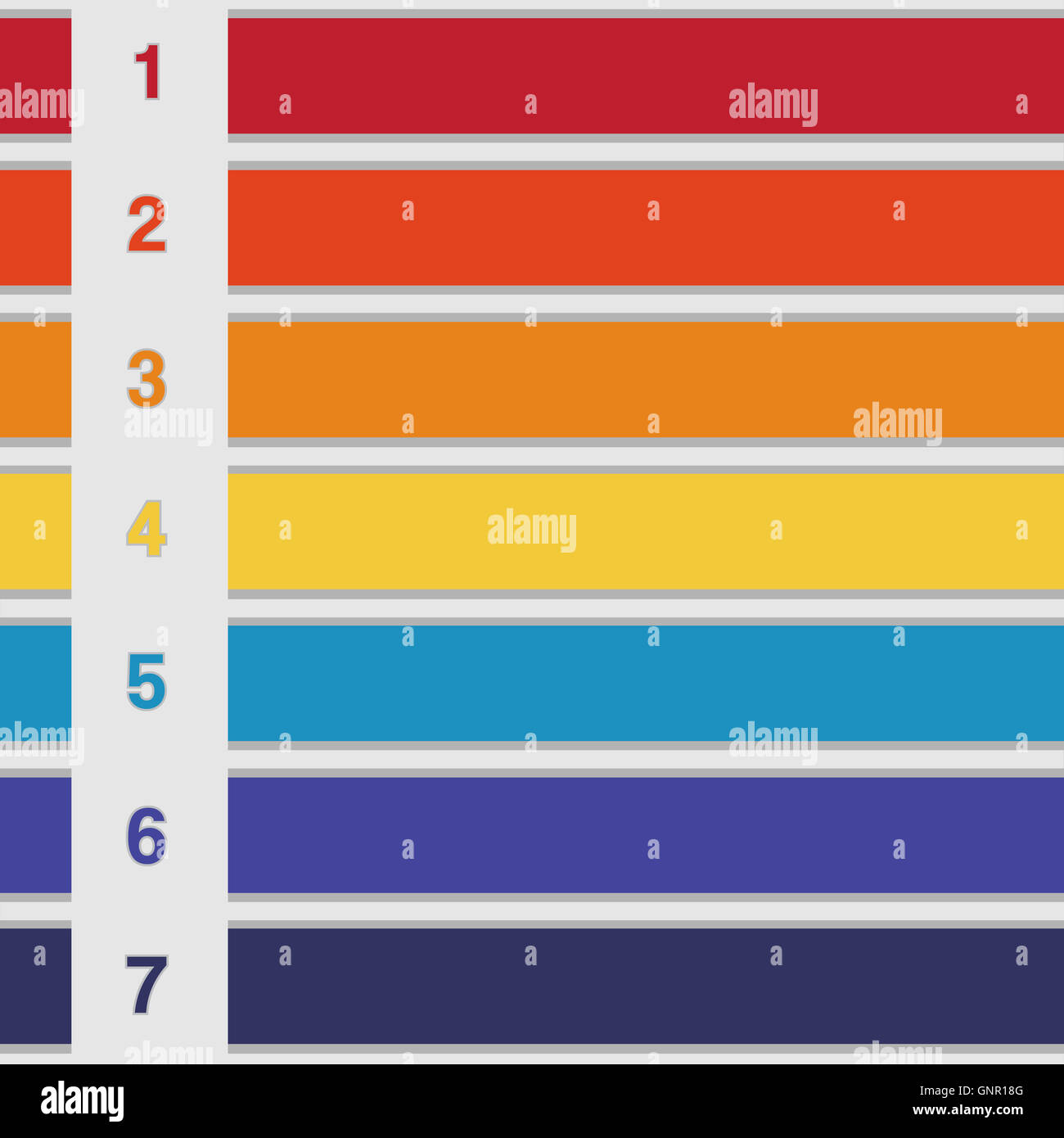 Template for infographics seven positions hi-res stock photography and ...