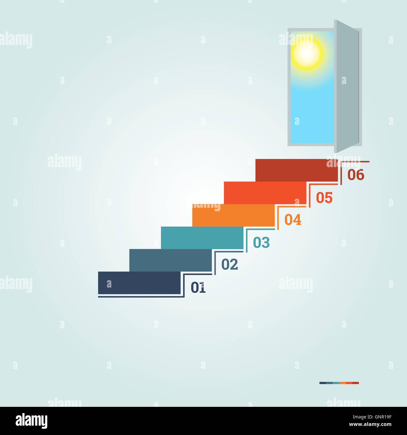 6 steps hi-res stock photography and images - Alamy