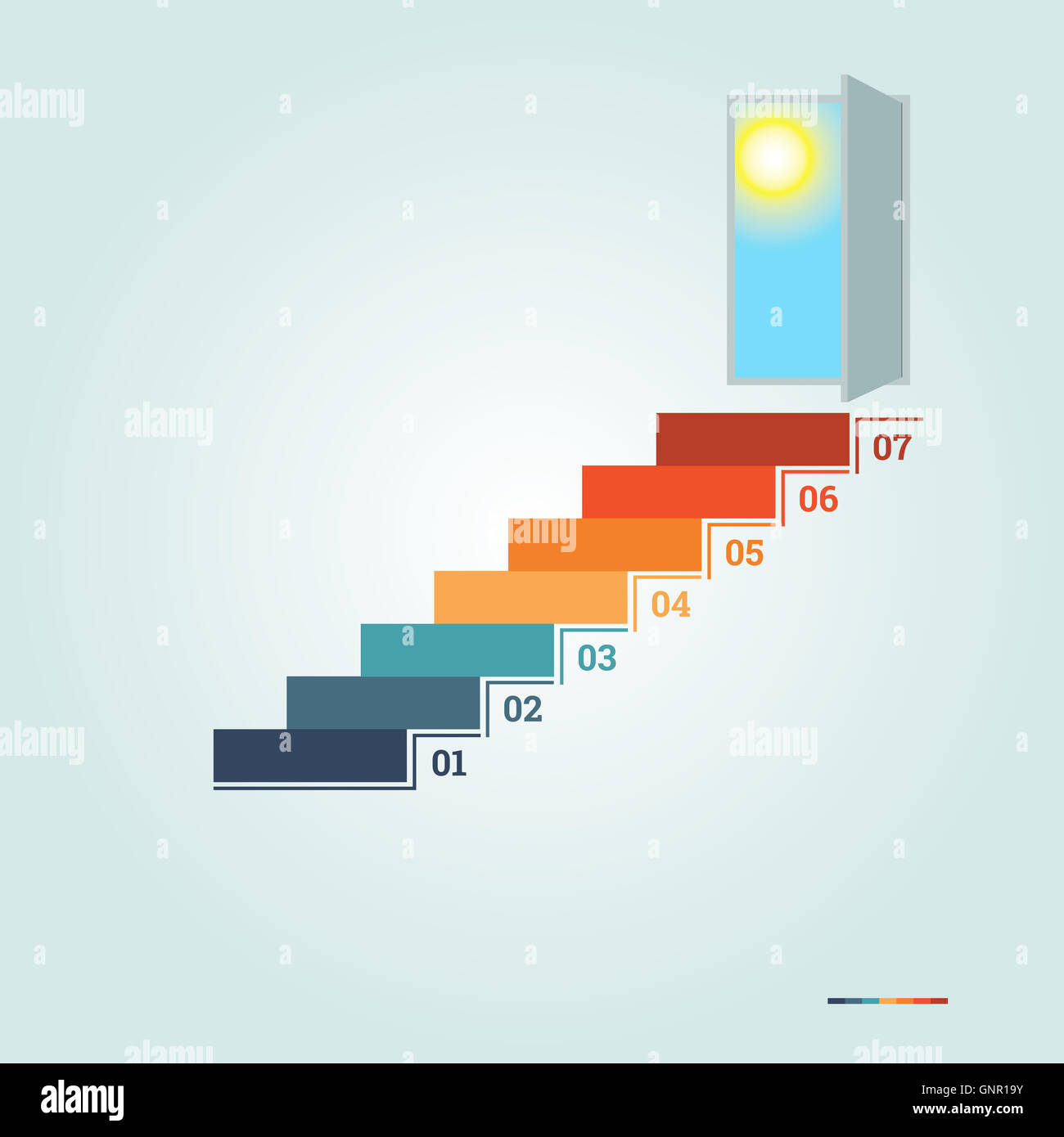 Steps infographics hi-res stock photography and images - Alamy